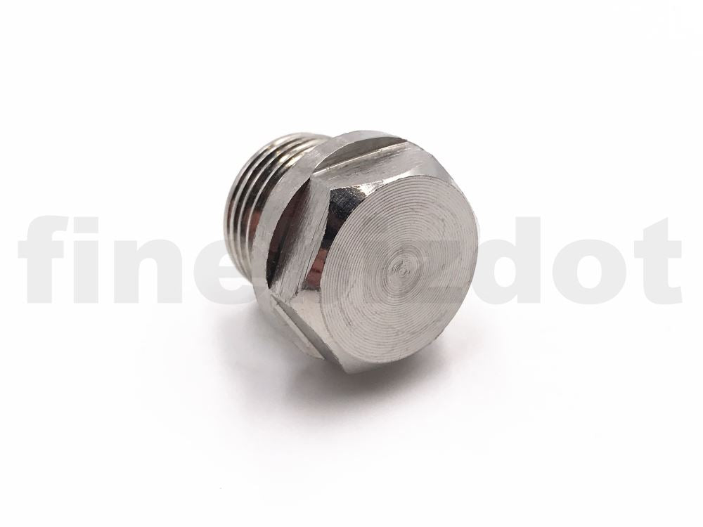 O2 BLOCK PLUG - 18MM O2 SENSOR BLOCK PLUG - M18 x 1.5 THREAD – Finebiz ...