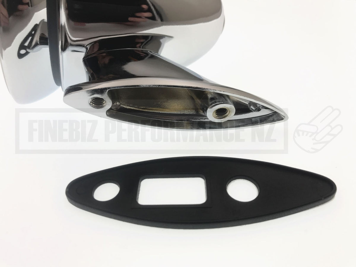 CLASSIC BULLET MIRRORS - CHROME STAINLESS STEEL – Finebiz Performance