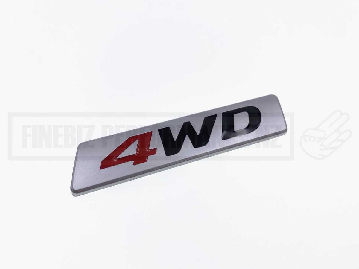 4WD Badge Emblem – Finebiz Performance