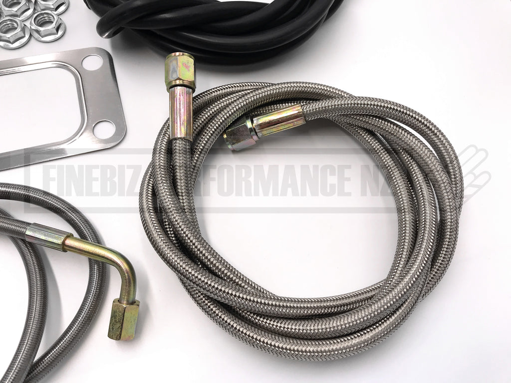 TURBO OIL LINE FITTING KIT WITH ACCESSORIES – Finebiz Performance