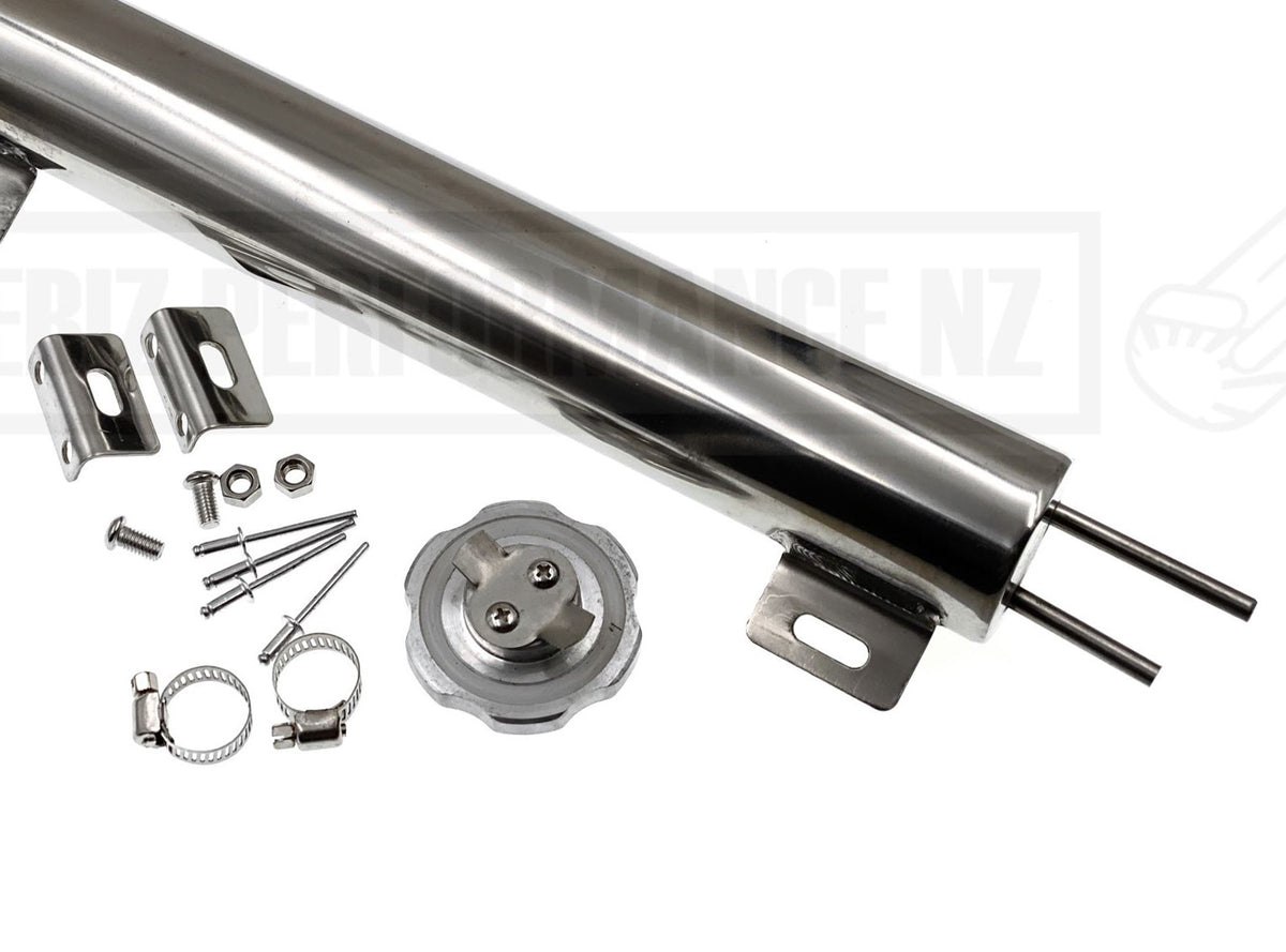 STAINLESS STEEL CYLINDRICAL RADIATOR OVERFLOW RESERVOIR TANK – Finebiz ...