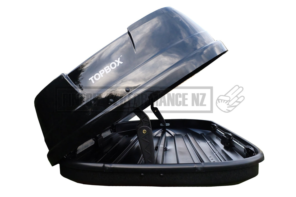 TOPBOX™ Gloss Black 450L Roof Box – Finebiz Performance